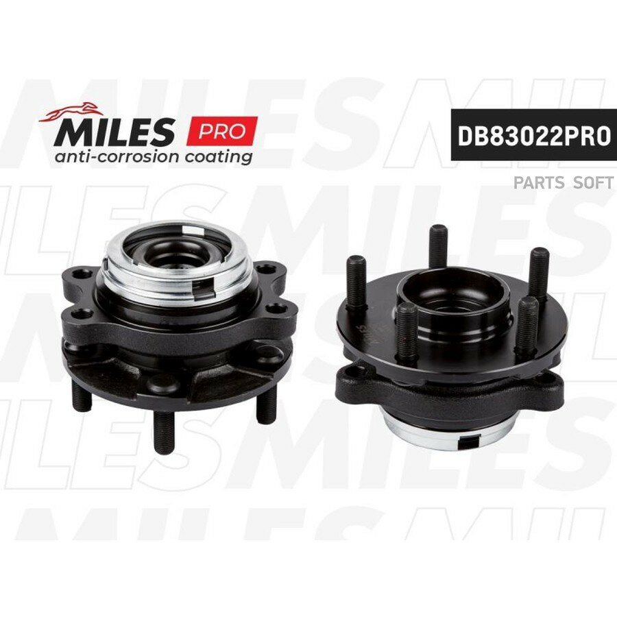 MILES DB83022PRO Ступица с подшипником передняя +ABS NISSAN TEANA J31/J32 2.5 / MURANO Z50 00-08. ()