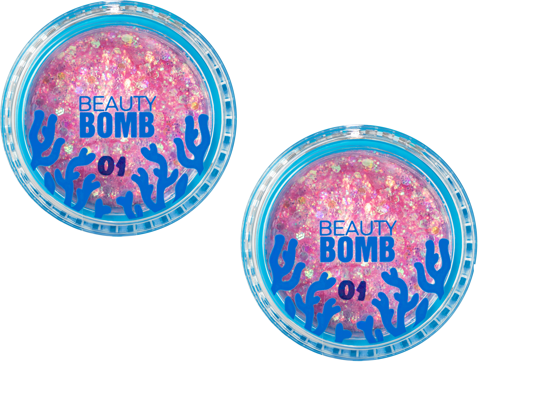 Глиттер для лица Beauty Bomb Face Glitter «Shimmy Yarr» тон 01 2шт