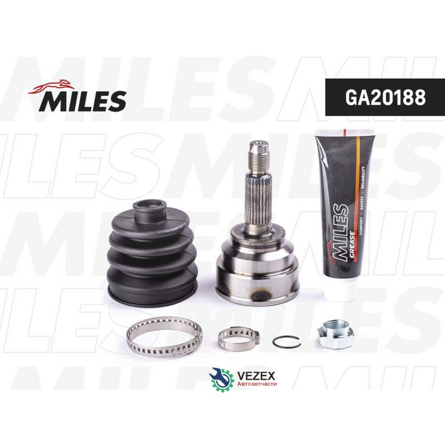 MILES GA20188 ШРУС наружный KIA RIO 1.5 00- (SKF VKJA5506) GA20188
