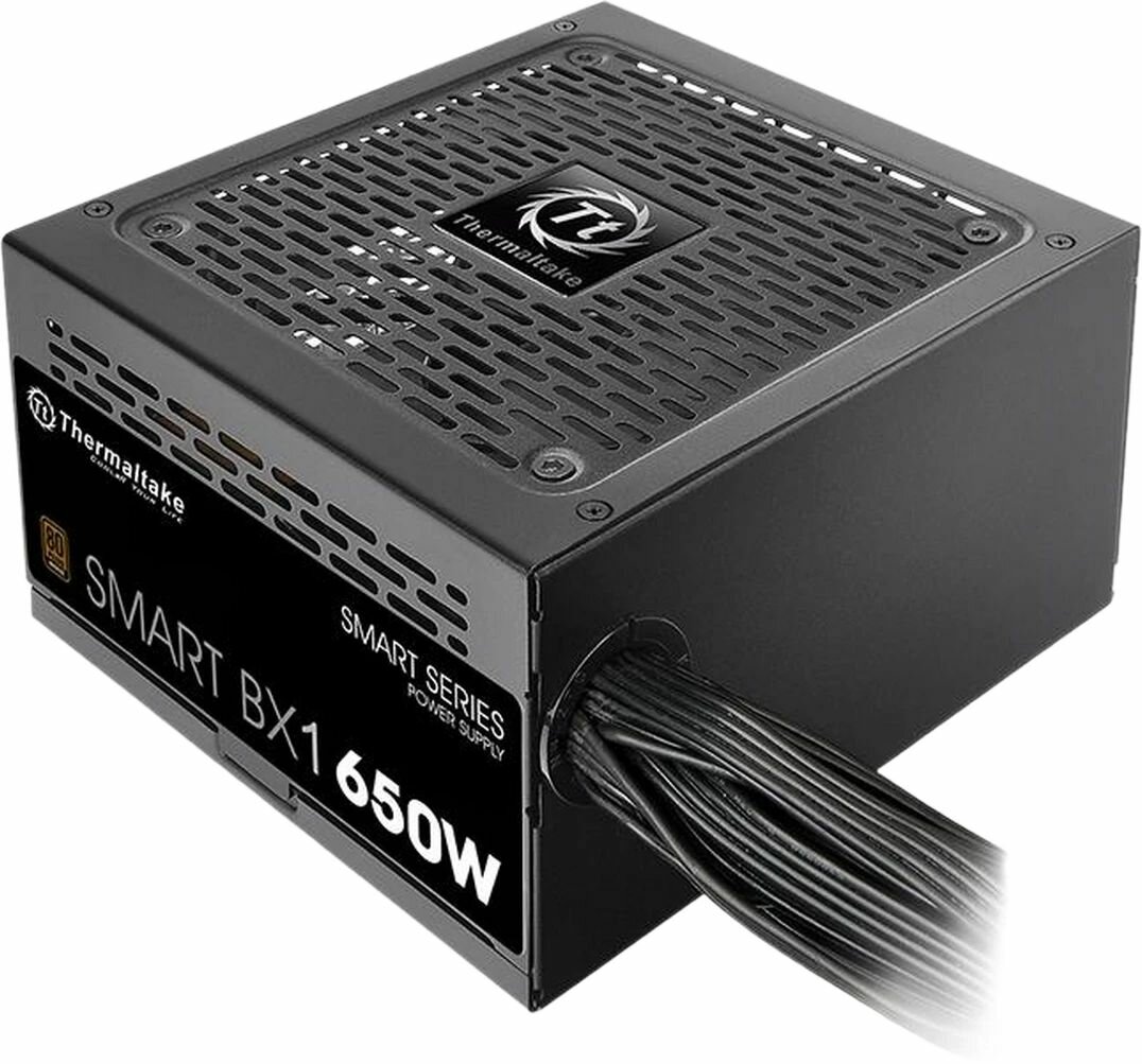 Блок питания Thermaltake Smart BX1 SE 650W 80 Plus Bronze (PS-SPD-0650NNSABE-2) черный - ATX 24-пин, 4 pin + 4 pin CPU, 6 SATA, 2 x 6+2 pin PCI-E