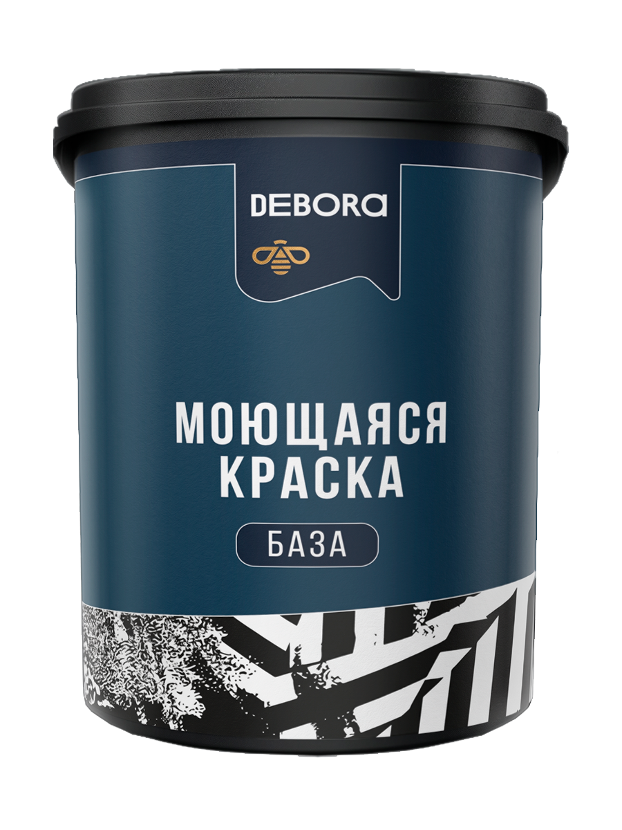 Краска водно-дисперсионная, моющаяся DEBORA - 1,3 кг. (фисташковый)