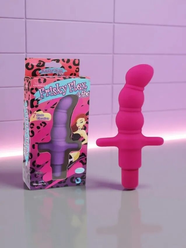 Вибратор Aphrodisia Flex Vibe, розовый, силиконовый, 10 режимов, 12см