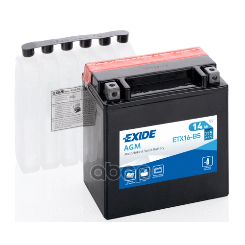 Аккумулятор AGM 12V 14Ah 150x90x160 mm EXIDE арт. ETX16BS