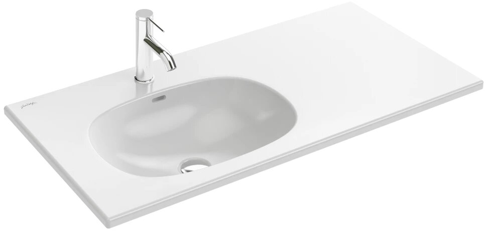 Раковина Jacob Delafon Bastille EXCA112-Z-00 101x51,5 см, накладная, подвесная, белый