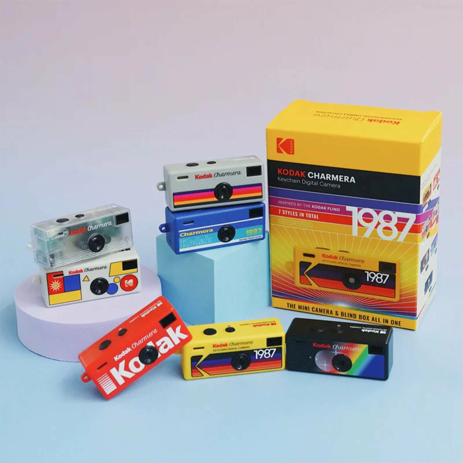 Камера Kodak Charmera, брелок, цифровая, 1,6 Мп, видео 1440x1080, USB Type-C — фото 1