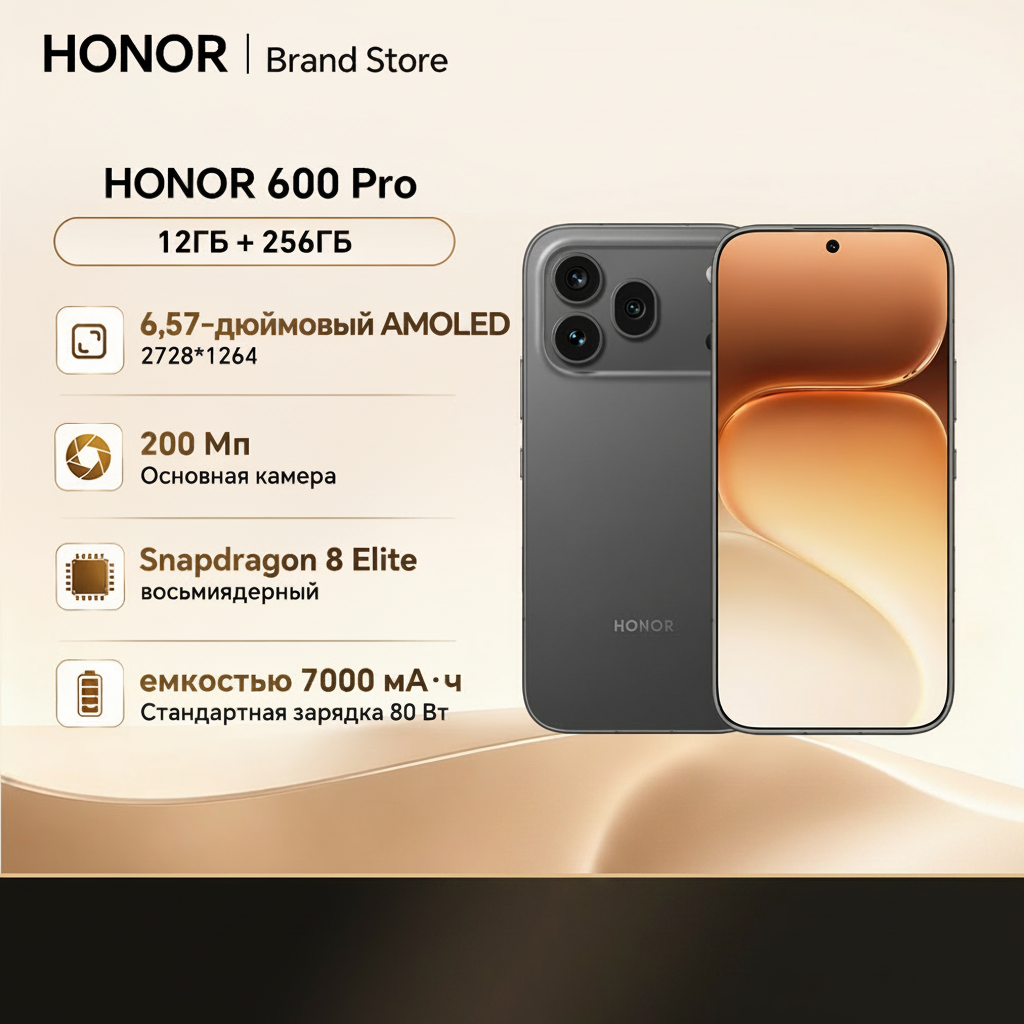 Смартфон Honor 600 Pro, 12/256ГБ, global