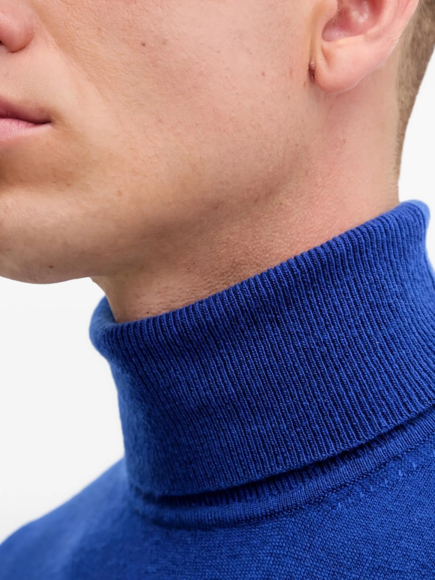 Свитер UNITED COLORS OF BENETTON Turtleneck sweater, размер M, , blue — фото 1
