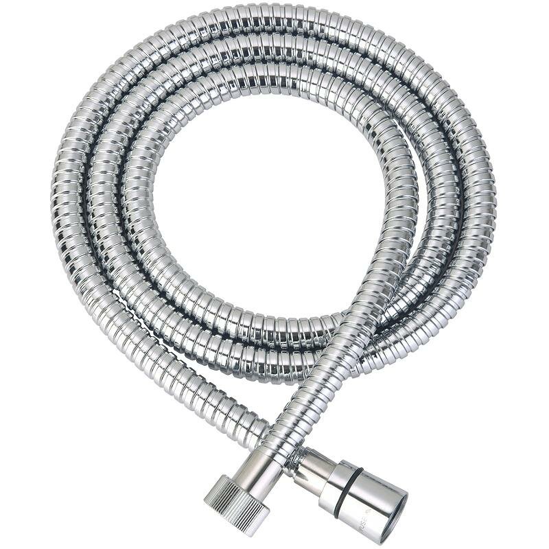 Шланг для душа WesnaArt SH101-200 хром, 200 см, металлическая оболочка
