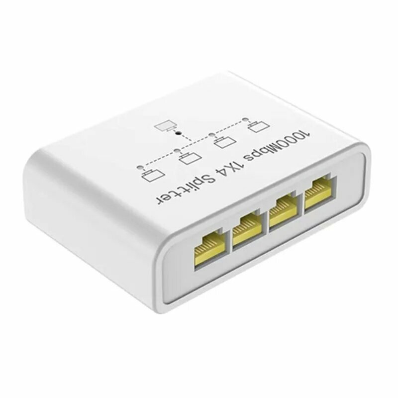 (1 шт) 5-портовый гигабитный сетевой коммутатор Ethernet, разветвитель RJ45