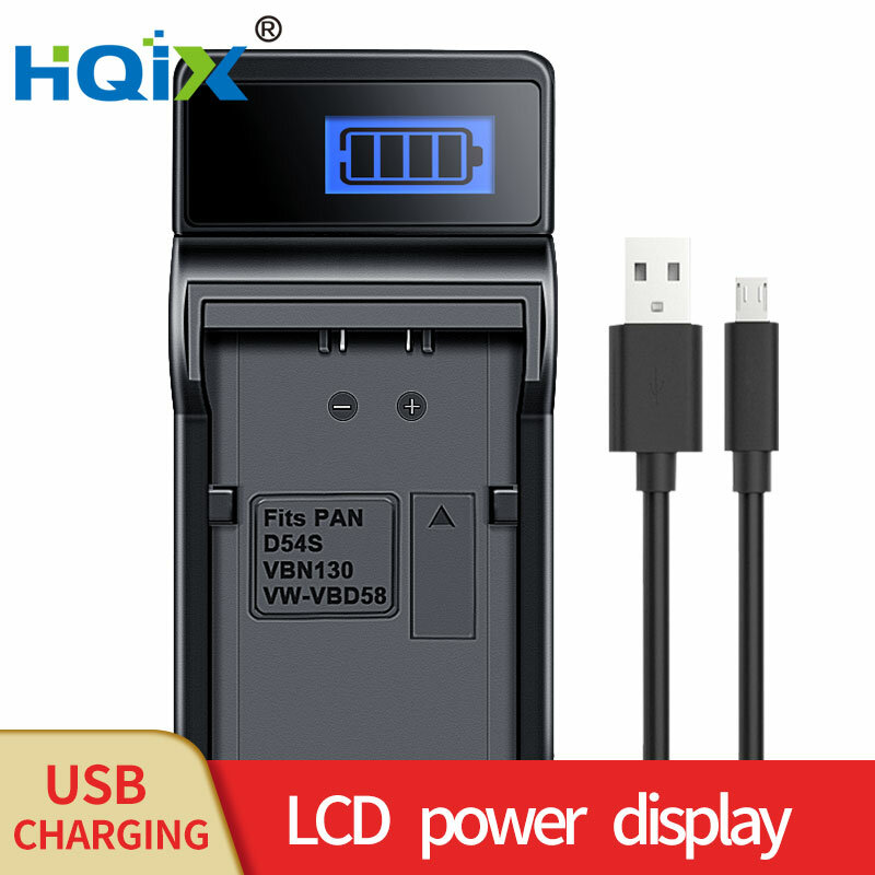 HQIX для Panasonic NV-GS5 M20 MG3 GS33 GS1 GS3 GS4 GX7 GS11EX1 EX21 EX3 камера CGR-D54S CGA-D54D Аккумулятор зарядное устройство