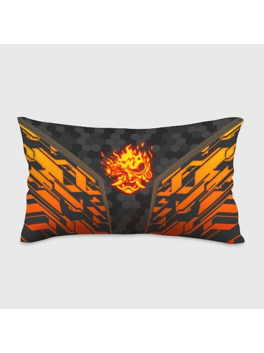 Cyberpunk 2077 samurai yellow Подушка