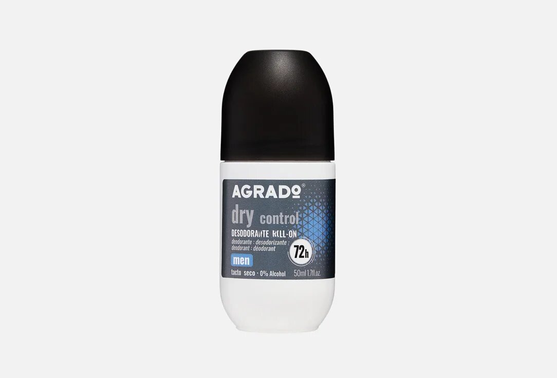 AGRADO DRY CONTROL Дезодорант-антиперспирант шариковый для тела 50 мл