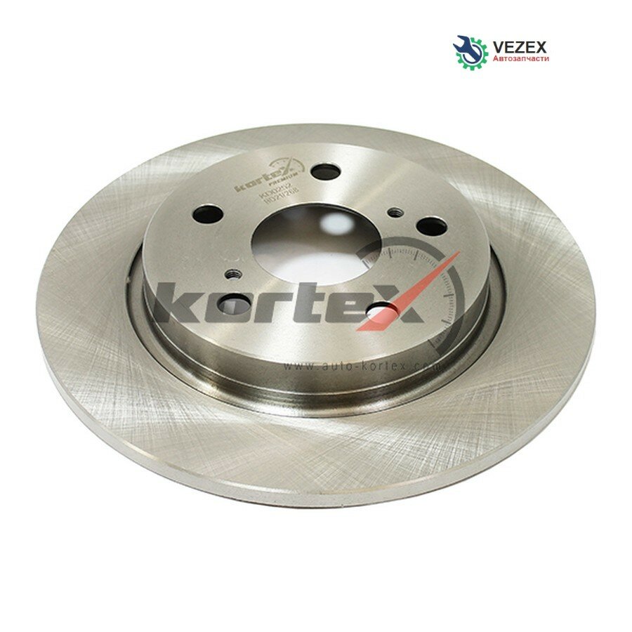 KORTEX KD0252 Диск торм. TOYOTA AURISCOROLLA 07- зад.(d=270mm)(ВеликобританияТурция) KD0252