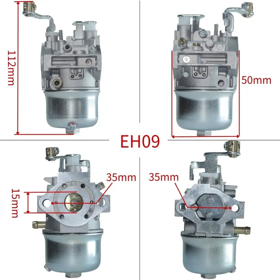 Карбюратор EH09 для Robin Subaru EH09-2 EH09-2D GKP254E RAS170 Wisconsin 3HP 2.4-4HP, для трамбовки, виброплиты, вибротрамбовки