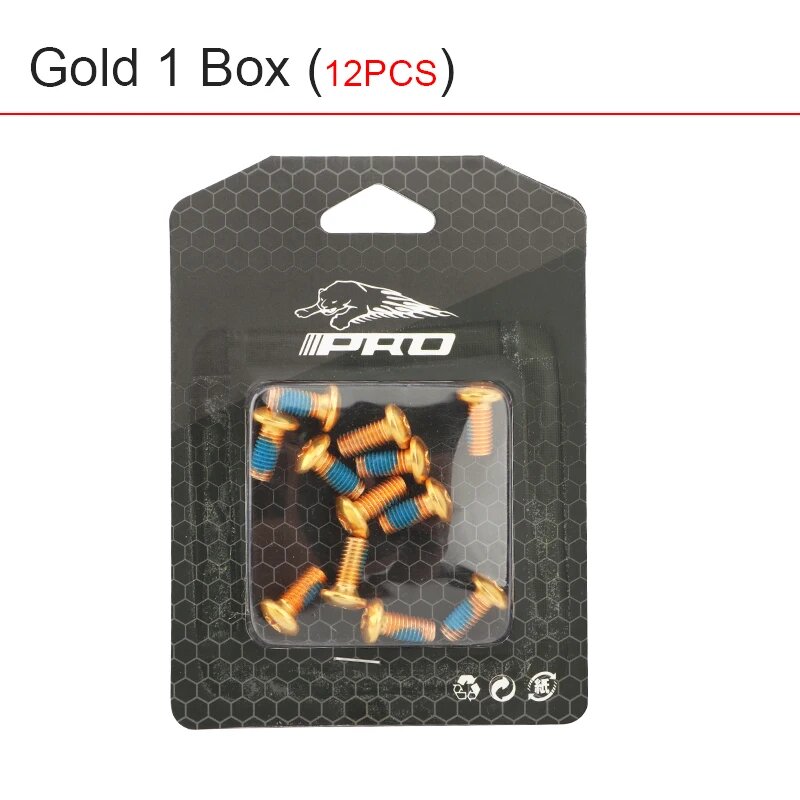 GOLDIX IIIPRO Дисковые роторы для велосипеда T25 12 шт. Gold 1 Box