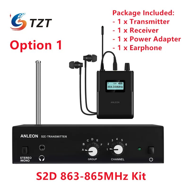 TZT ANLEON S2D Беспроводной монитор Option 1