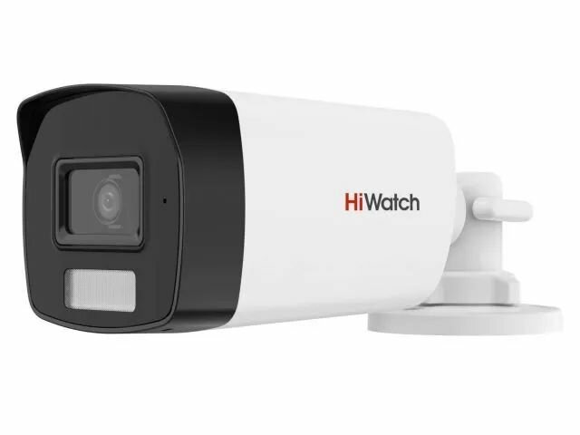 Камера видеонаблюдения аналоговая HiWatch уличная цилиндрическая, 2.8-2.8 мм HD-CVI HD-TVI цвет белый DS-T520A (2.8MM)