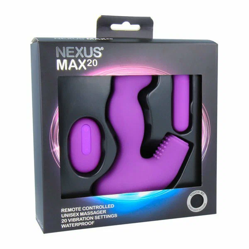 Массажер простаты Nexus MAX 20, с вибрацией, фиолетовый, 10/4 см