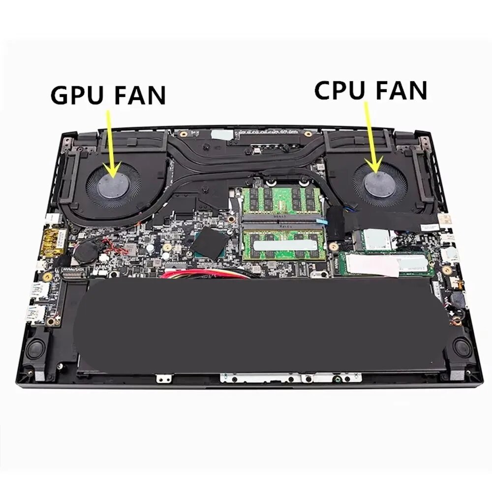 Оригинальный охлаждающий вентилятор для Gigabyte Aero 15 OLED XD XA YA YC KD XC KC 15S SA RP75 RP75XA RP75XC RP75XB PLB07010S12HHH RP77XD RP77XC — фото 1