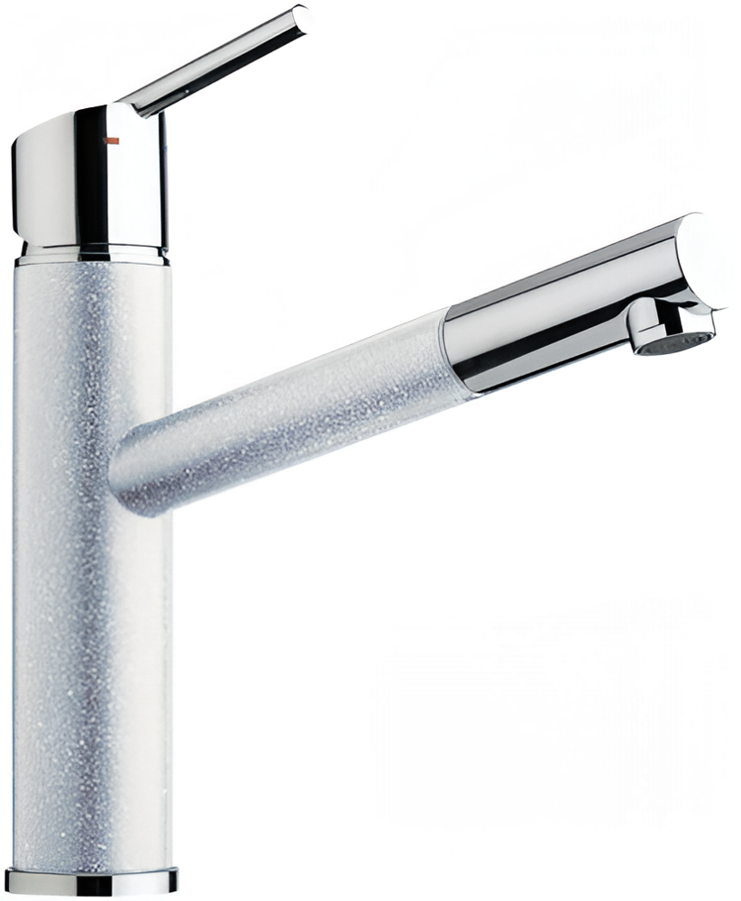 Смеситель для кухни Trento TN940102 granit Grey, выдвижная лейка, Webert, Италия