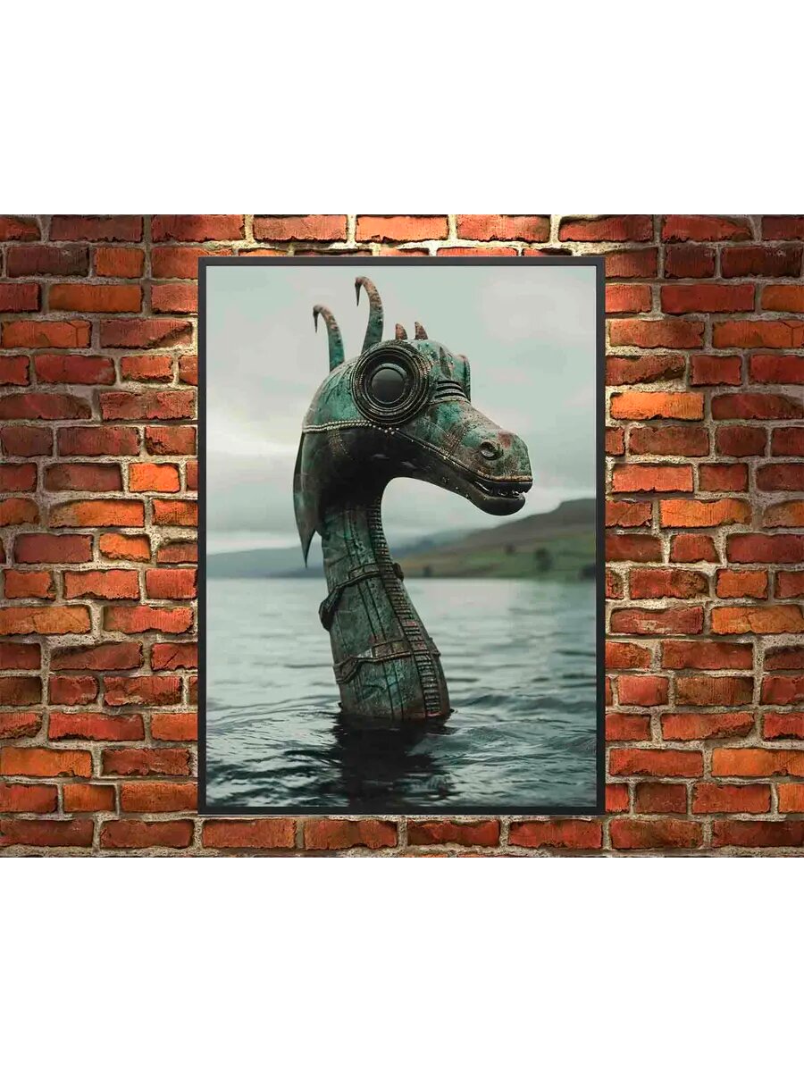 Лох-Несский монстр-строитель чудовищ 4, Плакат 30x42см
