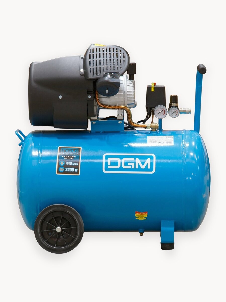 Компрессор воздушный масляный поршневой 100 л 2200 ватт DGM (AC-2101)