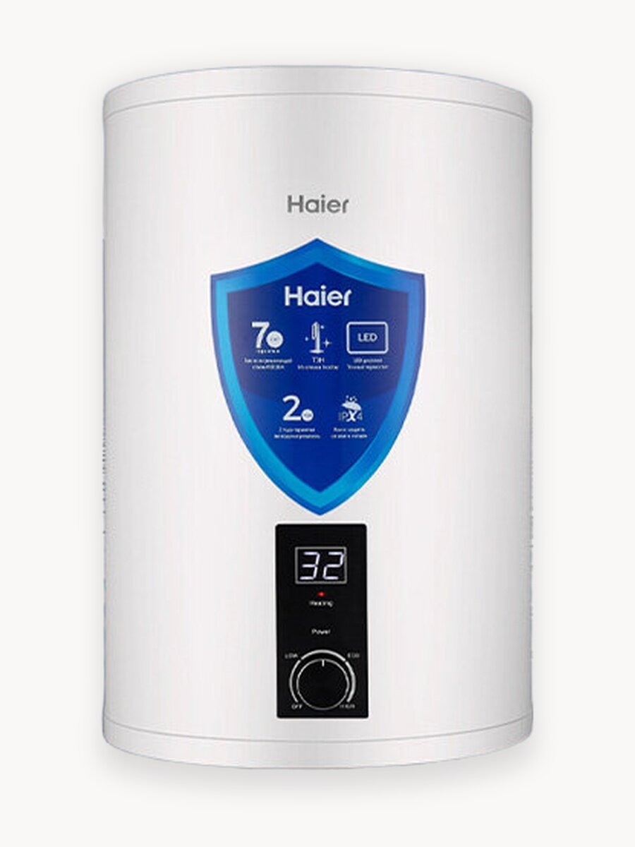 Водонагреватель накопительный нержавейка 30 л Haier ES30V-R1 INOX 2,0 кВт / Бойлер из нержавейки 30 литров электрический