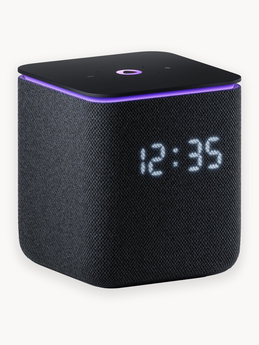 Умная колонка Яндекс Станция Миди с Алисой, с Zigbee, 24Вт, черный