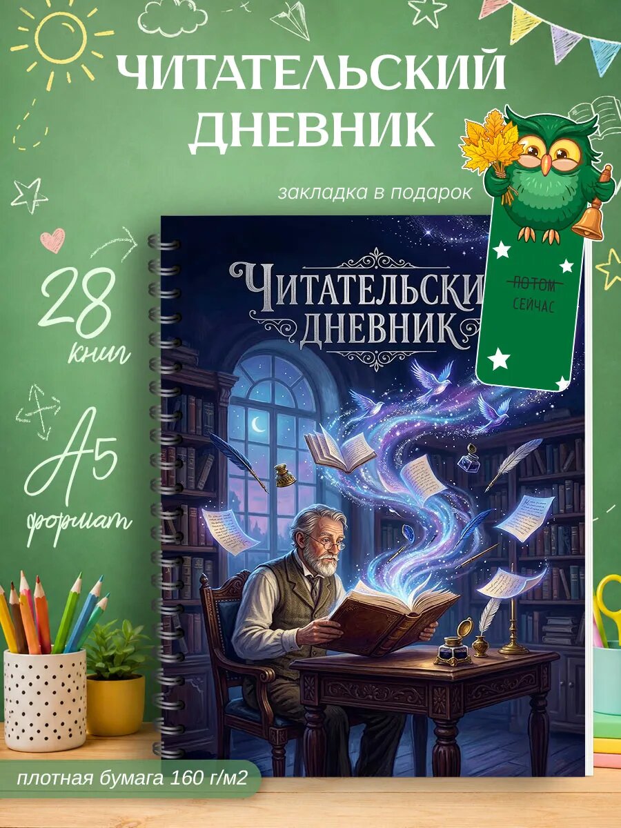 Читательский дневник 1 класс для девочки и мальчика на лето