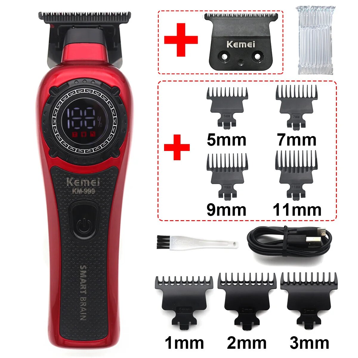 Kemei KM-999 триммер для волос