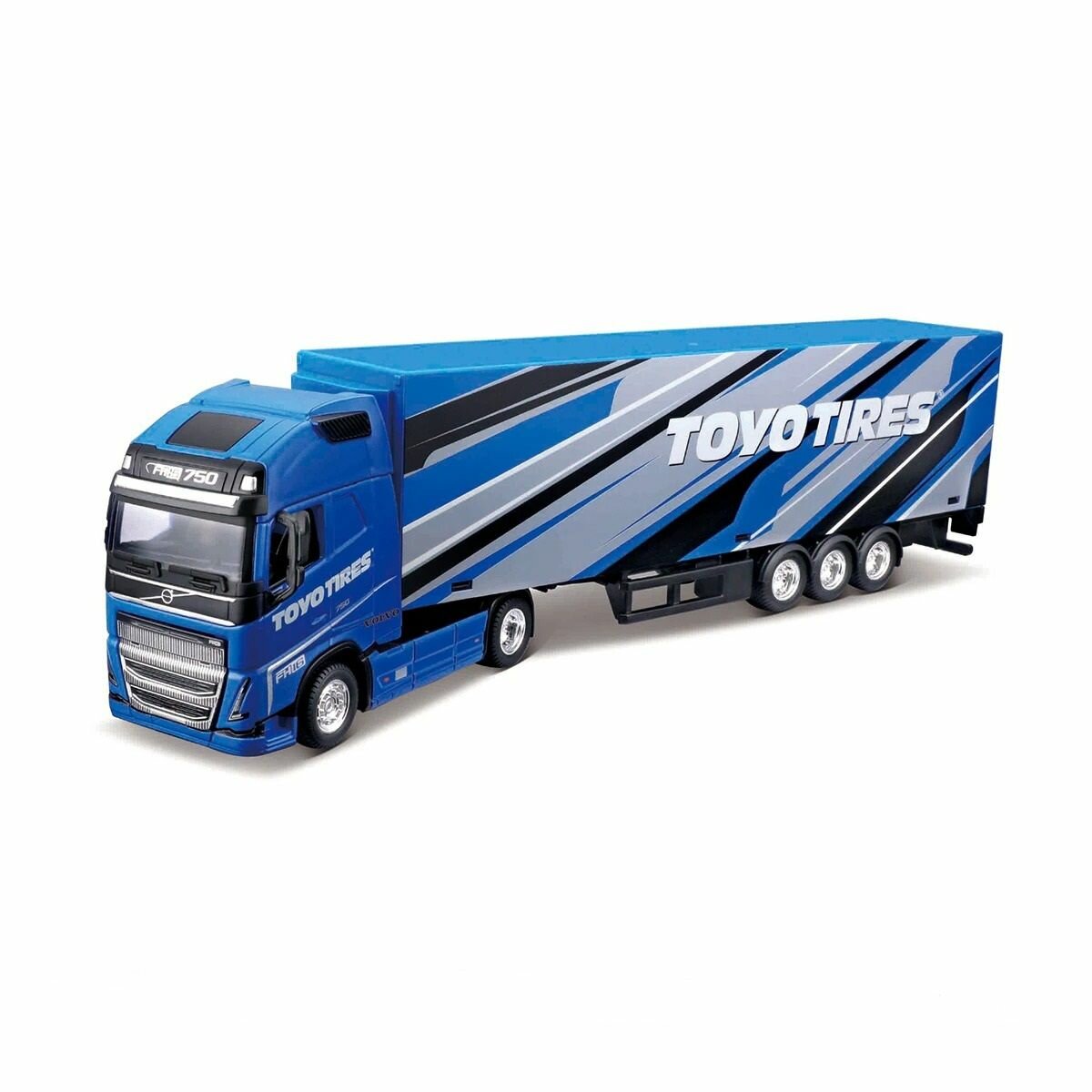 Машинка металлическая коллекционная Трейлер Volvo FH16 Bburago 1:43 18-31461