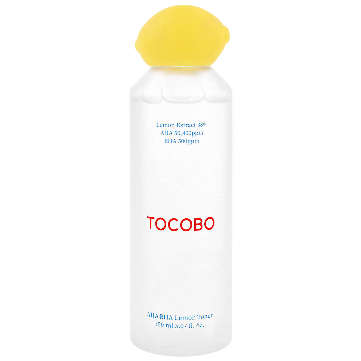 Тонер отшелушивающий с экстрактом лимона и кислотами Tocobo AHA BHA Lemon Toner 150 ml