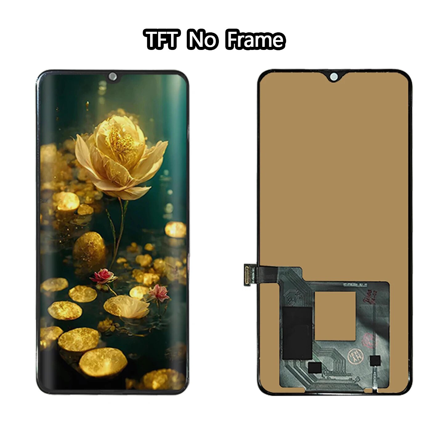 TFT-экран для Xiaomi Mi Note 10 Lite, ЖК-дисплей, сенсорный экран без рамки для Mi Note 10 Lite, запасная часть для ЖК-дисплея