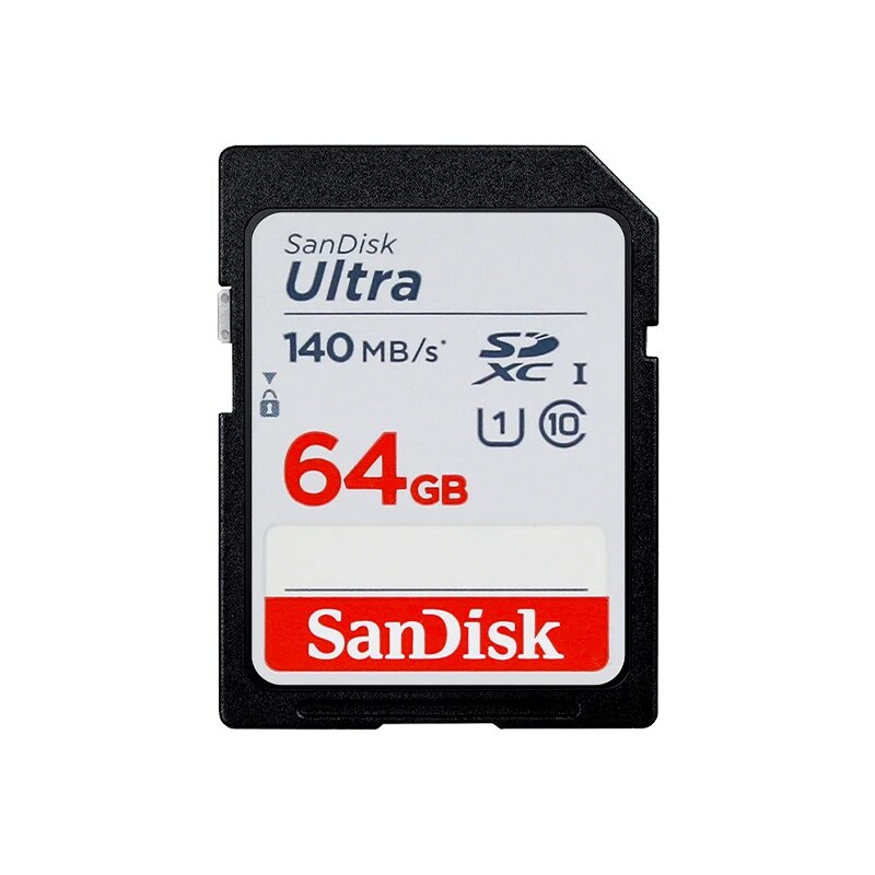 Карта SanDisk Ultra SDHC UHS-I и карта памяти SDXC 32 ГБ 64 ГБ 128 ГБ 256 ГБ Оригинальная SD-карта для камеры Флэш-карта до 150 Мбит/с