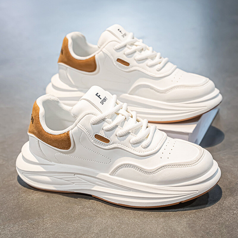 Мужская осенняя модная повседневная обувь, новый стиль, кроссовки, увеличивающие рост, мужские синие модные туфли на платформе, туфли для папы