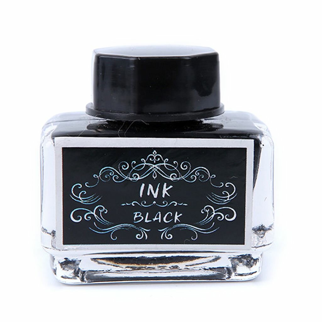 Чернила для перьевой ручки, 15 мл, Черный