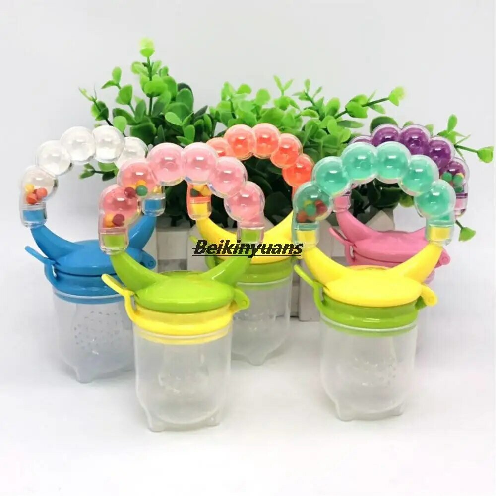 【HOT】 Соска для кормления ребенка Фрукты и овощи Соска-пустышка Кольцо Пряжка Le Fruit Bag Baby Bit Мешочки с силикагелем Soonther Соска для новорожденных