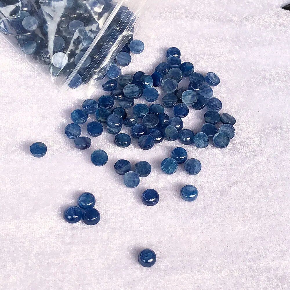 2 штуки натуральный синий кианит