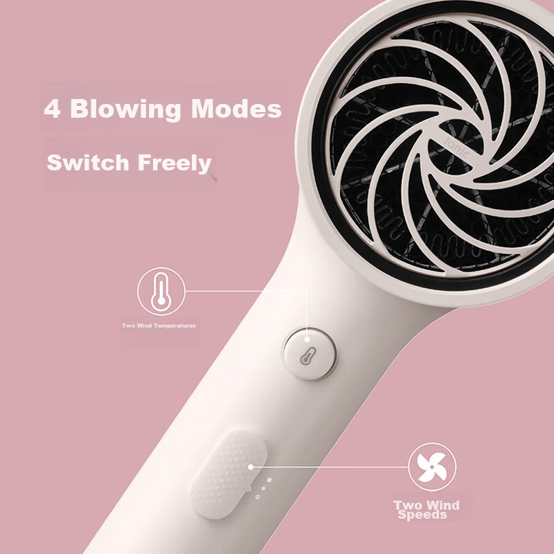 Фен для волос Philips 3 Series Pro BHD393/05, цвет розовый, защита волос от отрицательных ионов