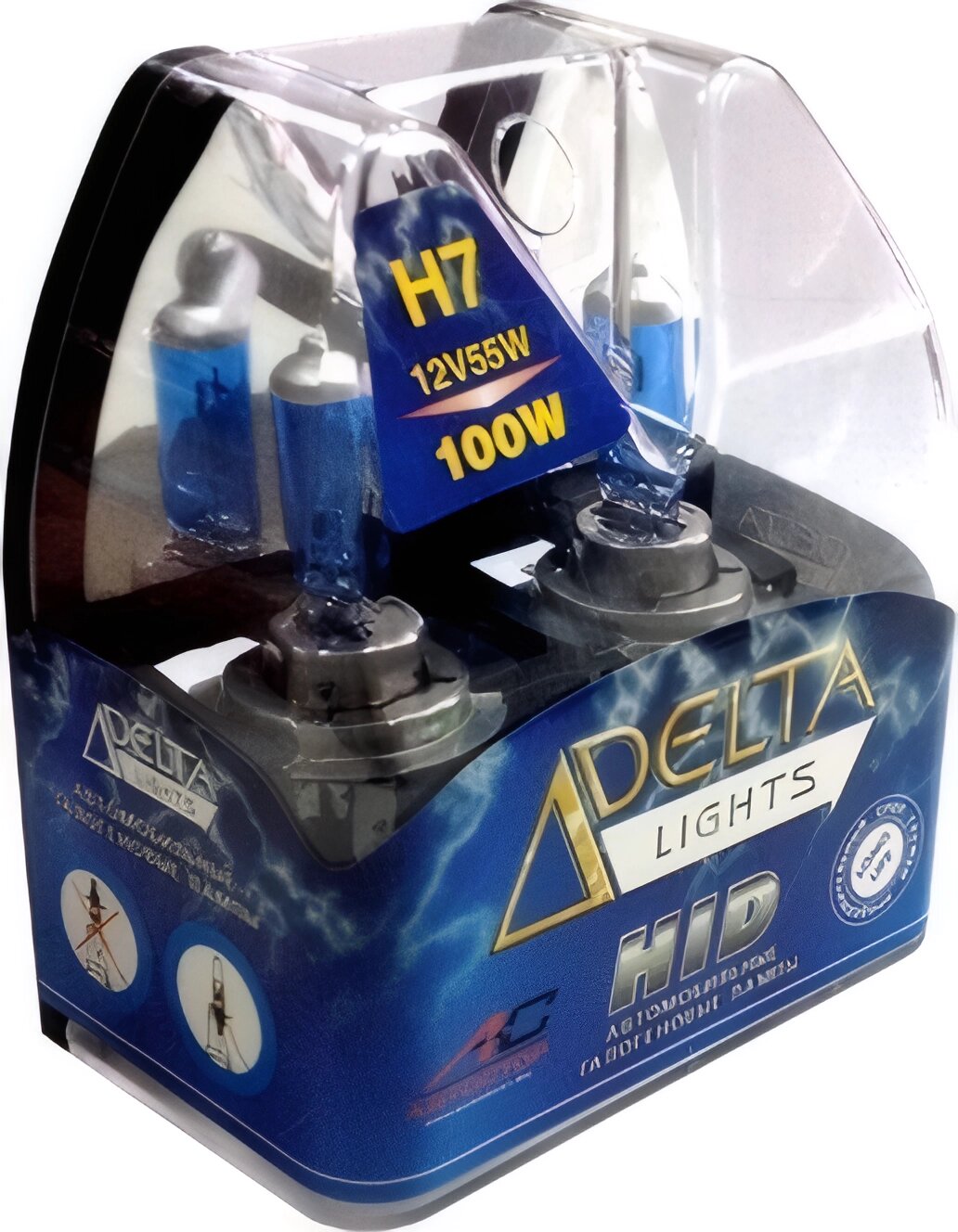 Галогеновая лампа Delta H7 12v 55w 2