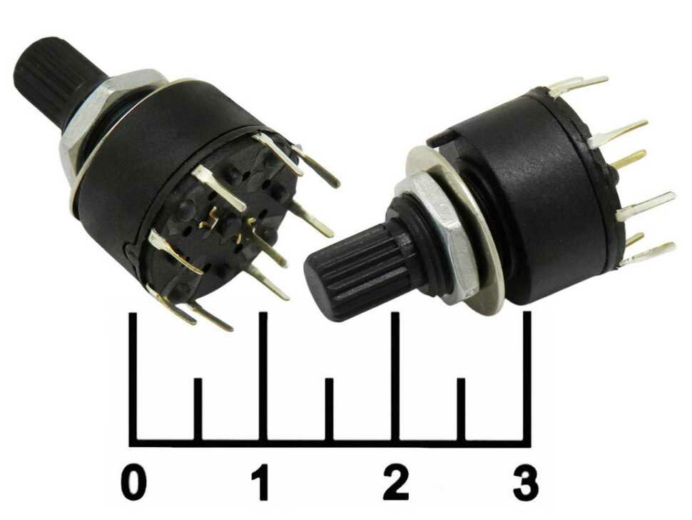 Переключатель галетный SR16 6 положений 1 полюс (FUT-1130)