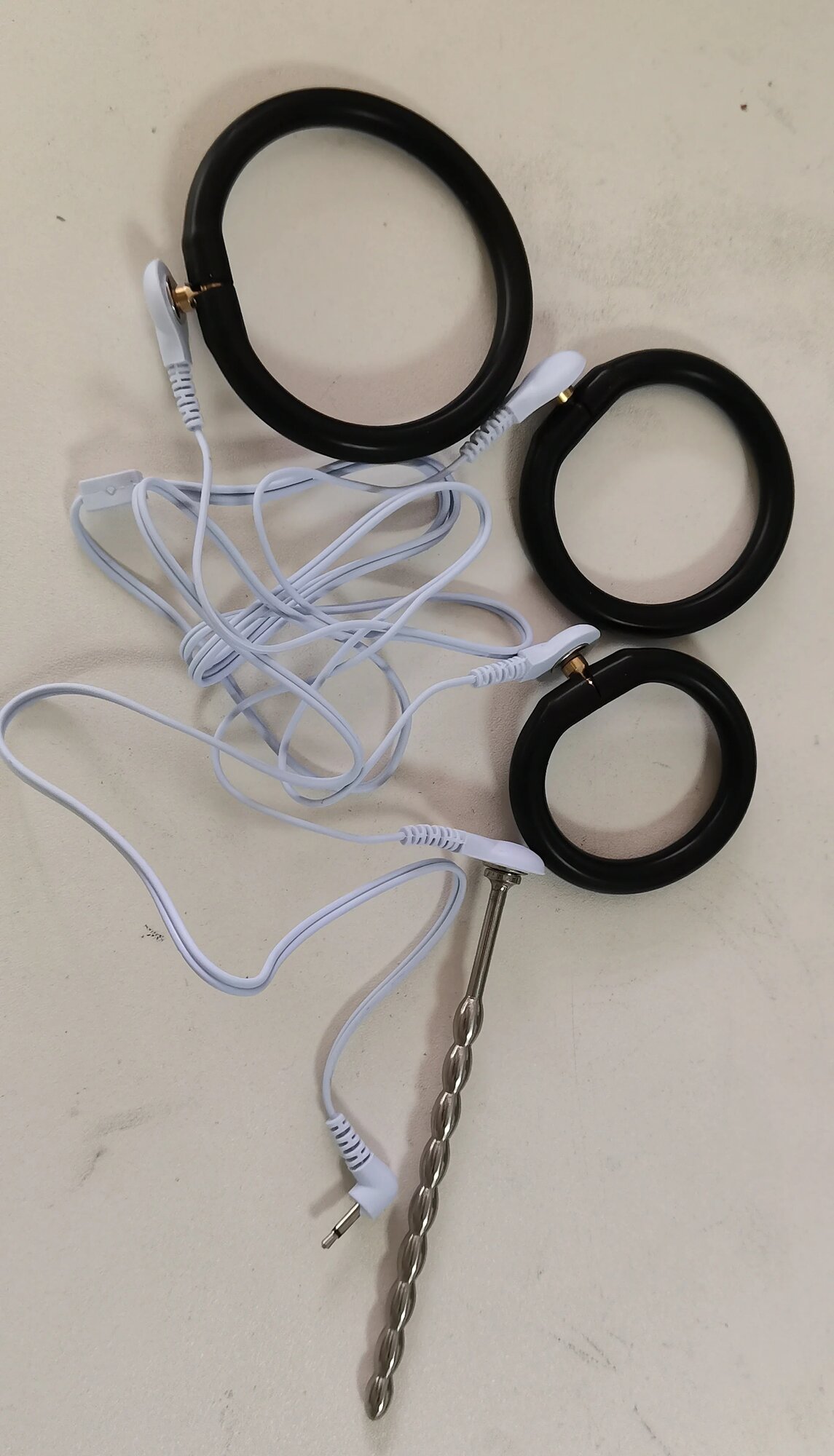 Анальная пробка BDSM с электрическим током, кольцо на член с электростимуляцией, уретрная пробка, 5