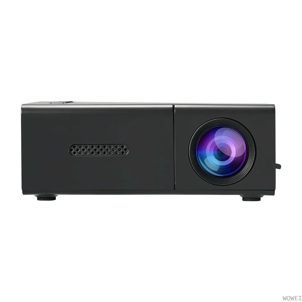 Гобо-проектор YG300, черный, портативный светодиодный проектор для дома и офиса