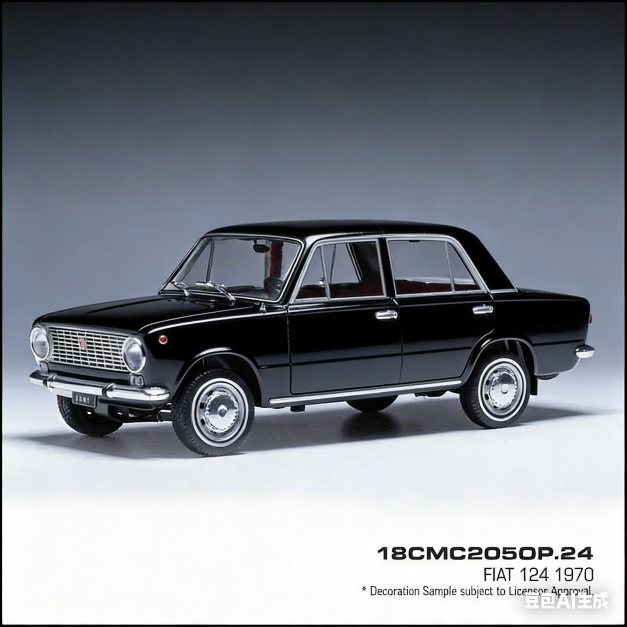 Модель автомобиля Жигули 2106 1971 года большого размера Aldenova/1:18/чёрный