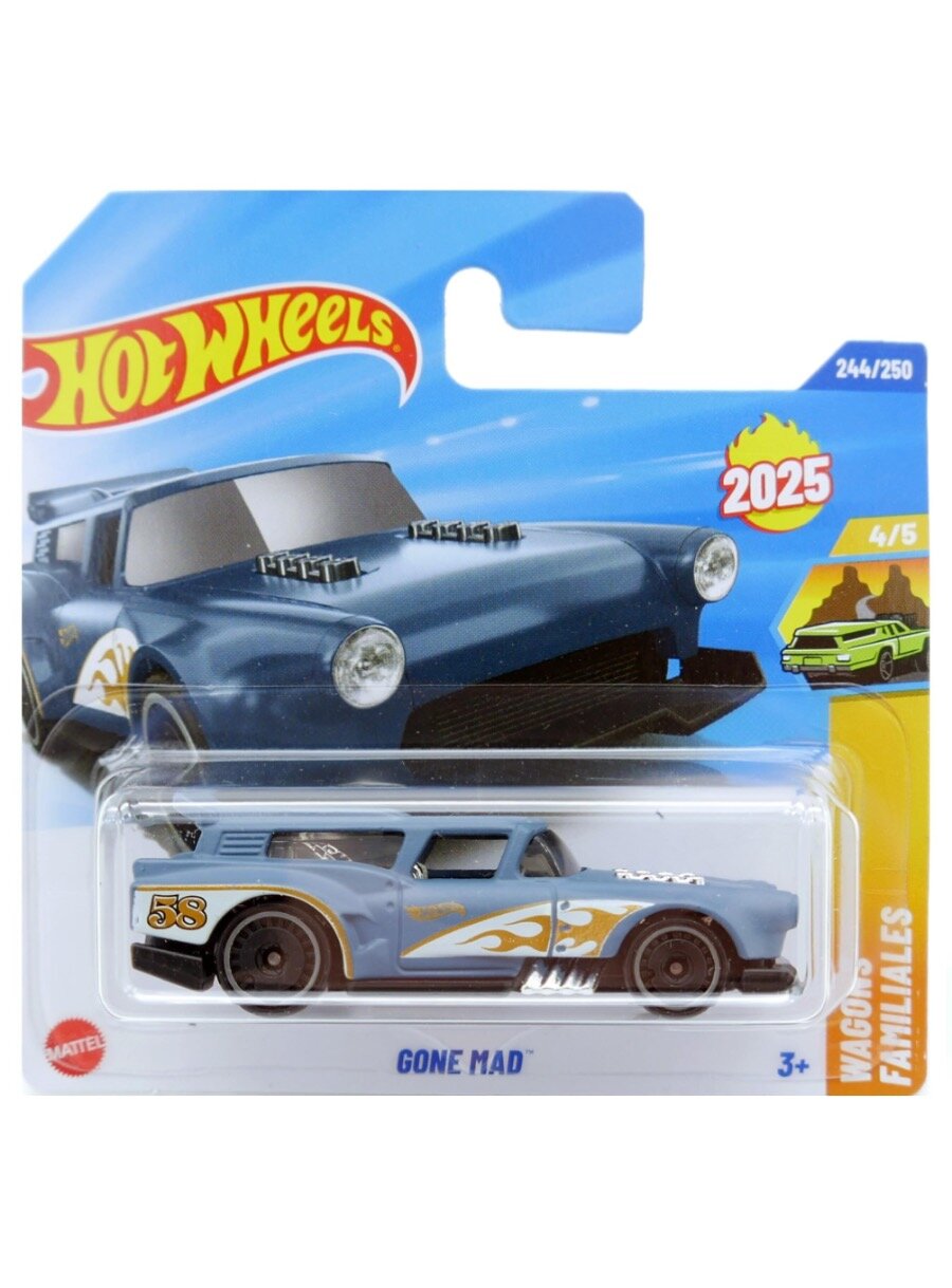 HYW56 Hot Wheels машинка металлическая игрушка коллекционная масштабная модель Gone Mad кейс 2025