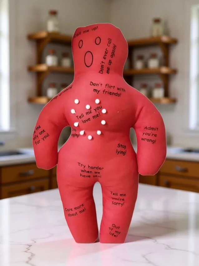 Кукла вуду Orion с 25 требованиями и 10 булавками для взрослых