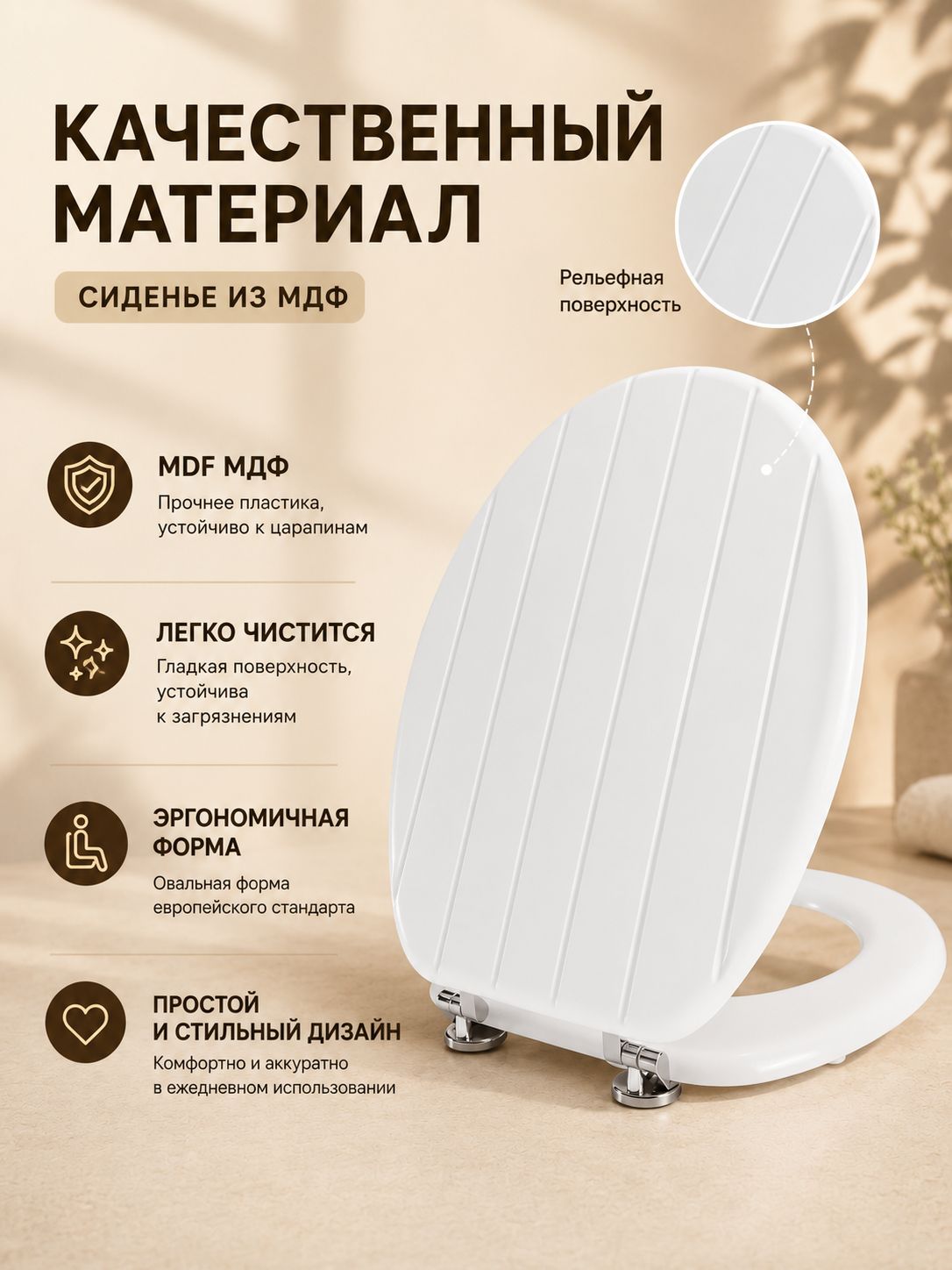Сиденье для унитаза — фото 1