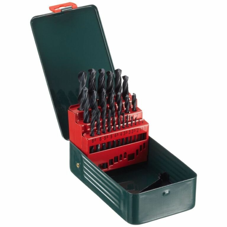 Набор сверл по металлу 25 шт. (d 1-13 мм) HSS-R Metabo 627152000
