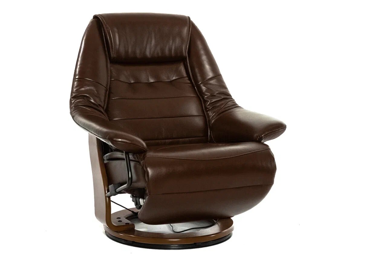 Кресло электрореклайнер FALTO Concord (2 мотора, натуральная кожа Nappa, коричневый)