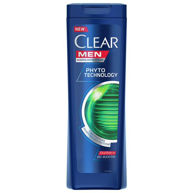 CLEAR Men Phytotechnology против перхоти шампунь 400 мл мужской уход за волосами